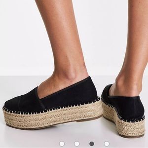 ASOS | Shoes | Nwt Asos Jala Flatform Toecap Espadrilles In Black ...